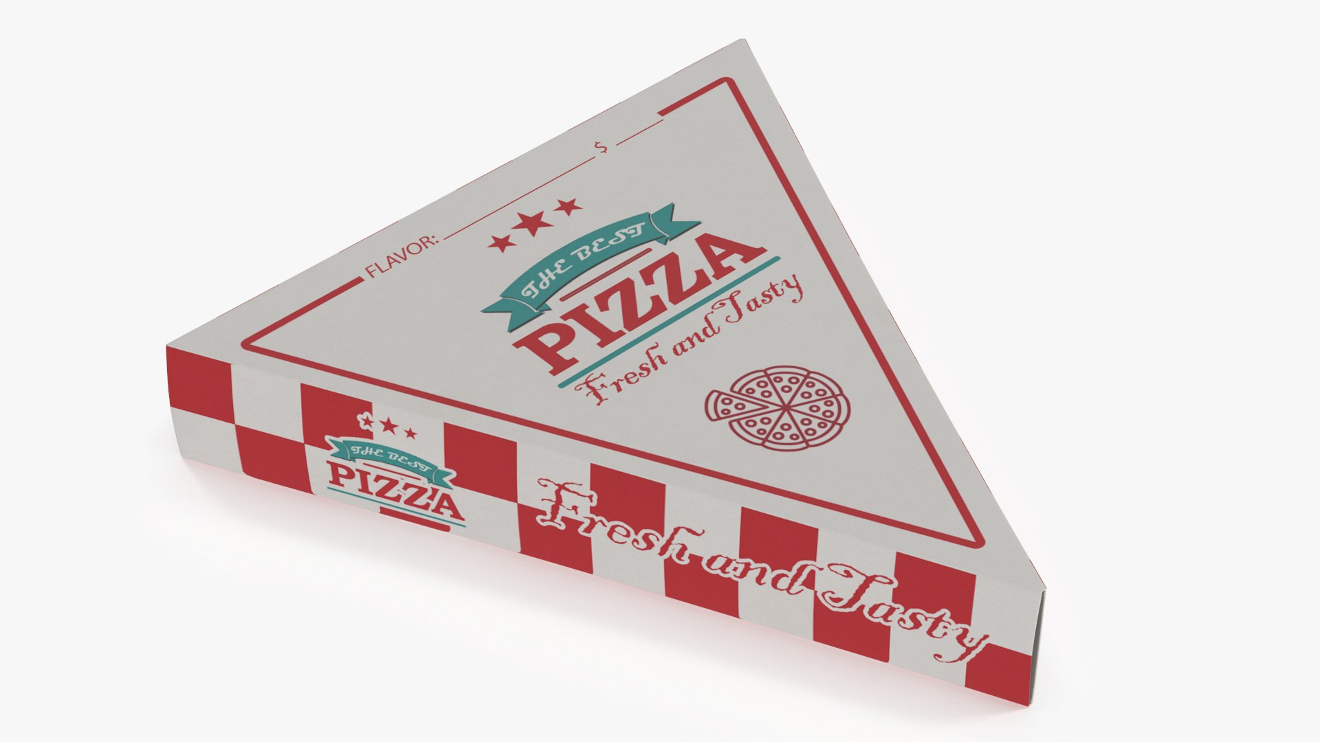 Triangle Pizza Slice Packaging Box 3D - TurboSquid 2155816