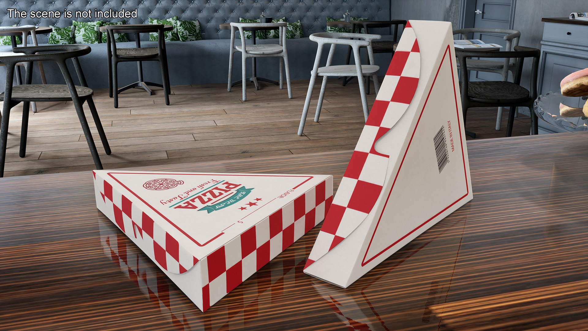 Triangle Pizza Slice Packaging Box 3D - TurboSquid 2155816
