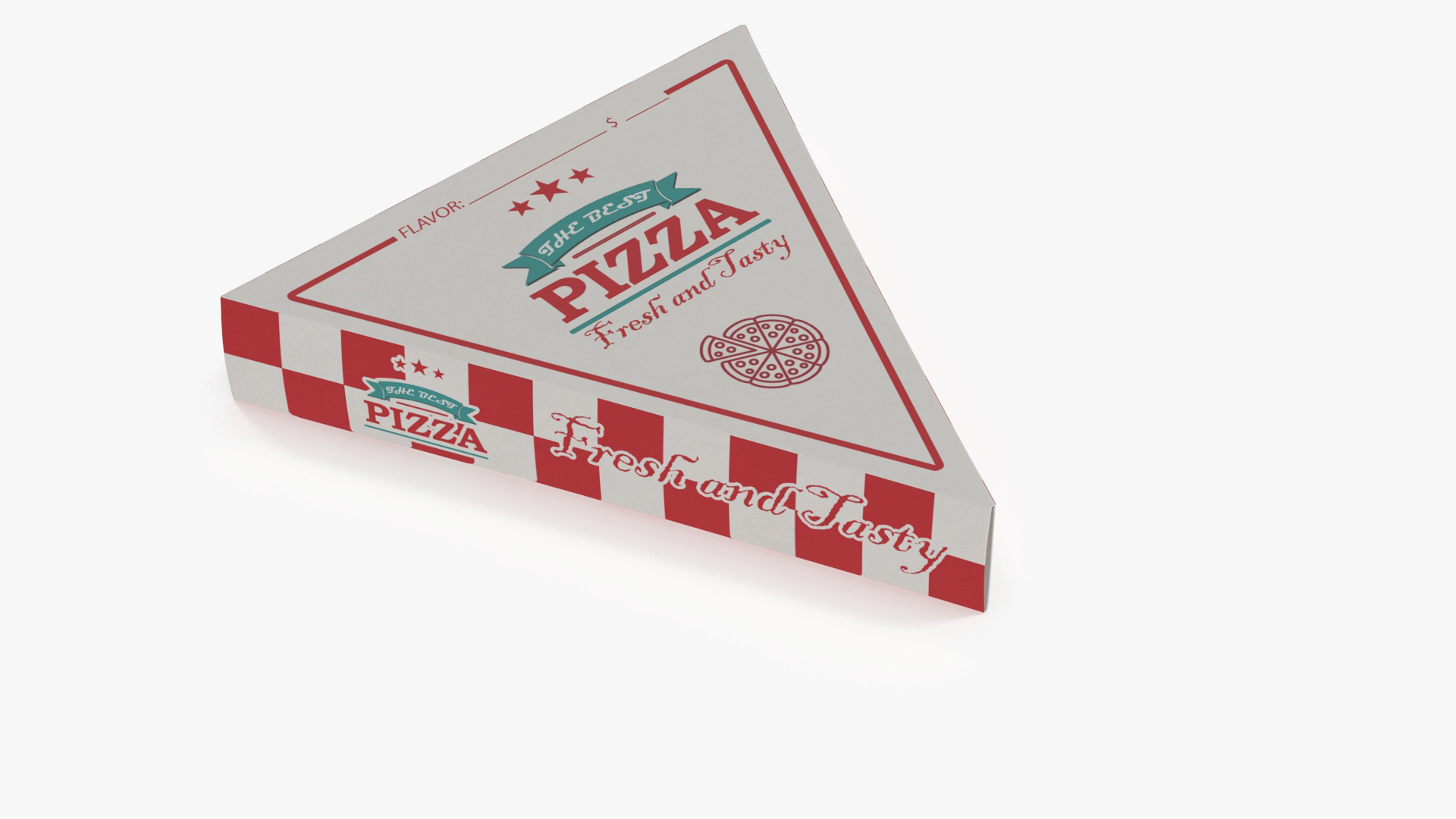 Triangle Pizza Slice Packaging Box 3D - TurboSquid 2155816