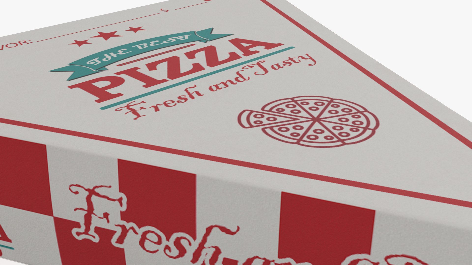 Triangle Pizza Slice Packaging Box 3D - TurboSquid 2155816