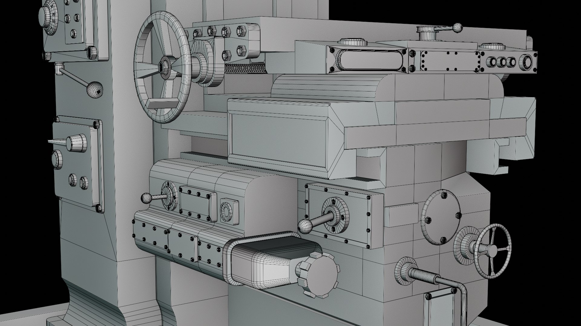 Milling Machine Model - TurboSquid 1931407
