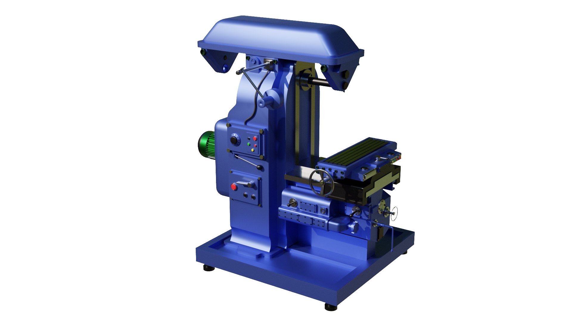Milling Machine Model - TurboSquid 1931407
