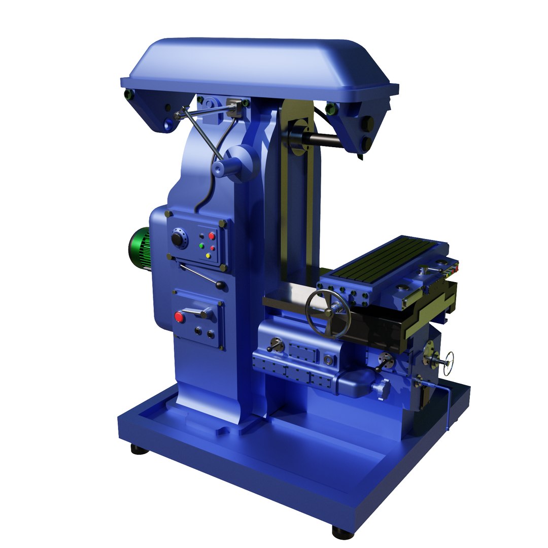 Milling Machine Model - TurboSquid 1931407