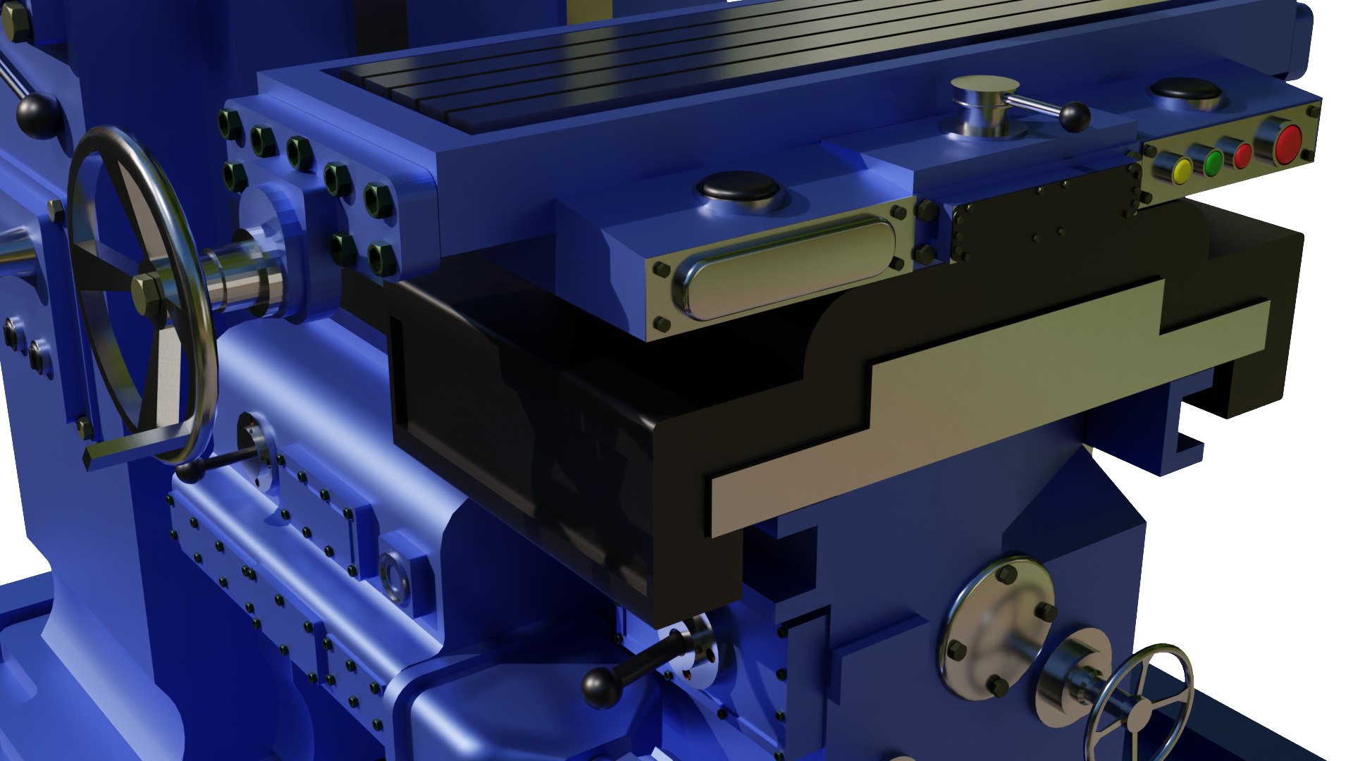 Milling Machine Model - TurboSquid 1931407