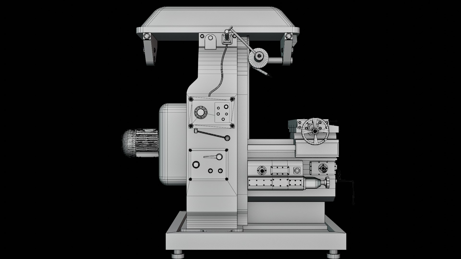Milling Machine Model - TurboSquid 1931407