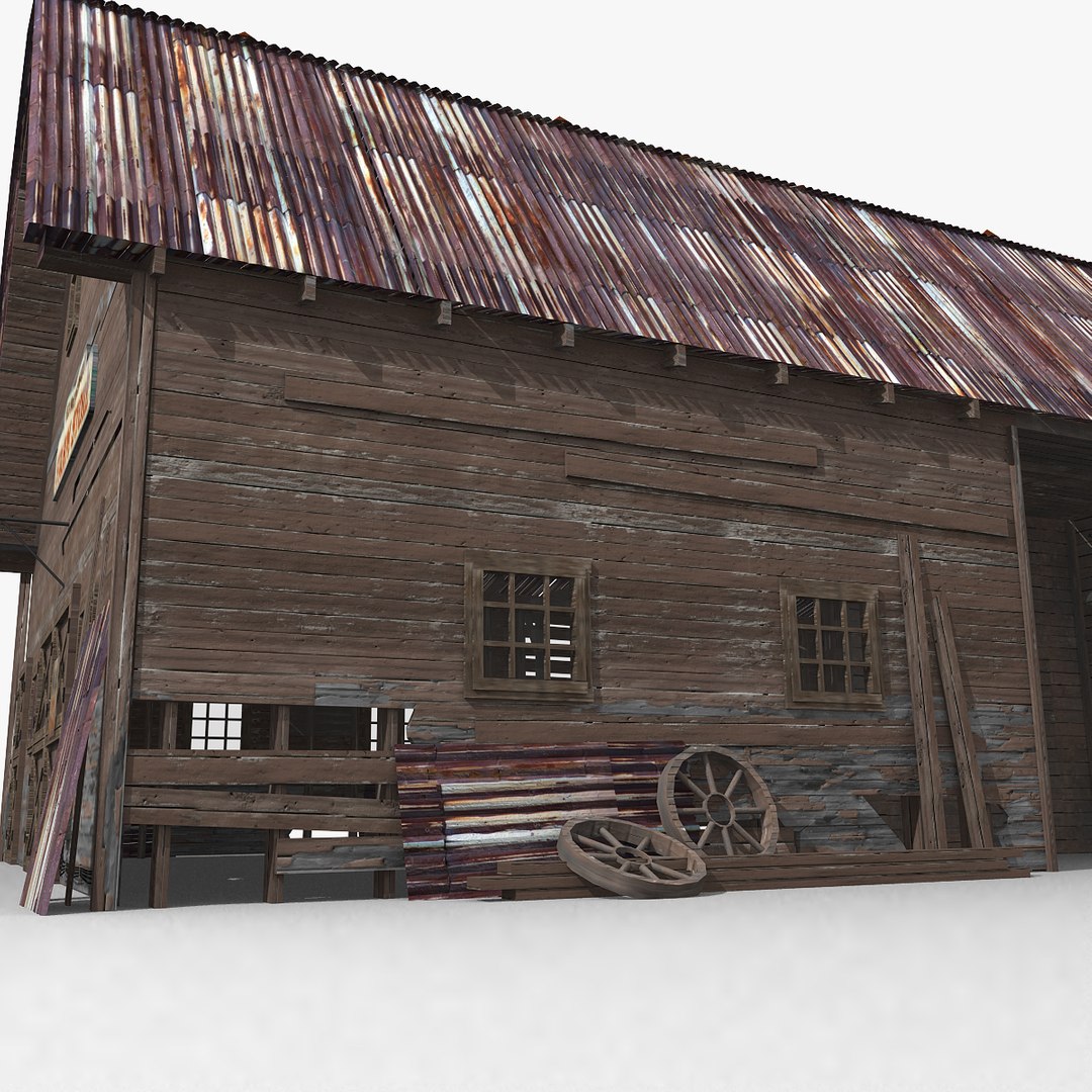 3D Photorealistic Old Barn - Model - TurboSquid 1232191