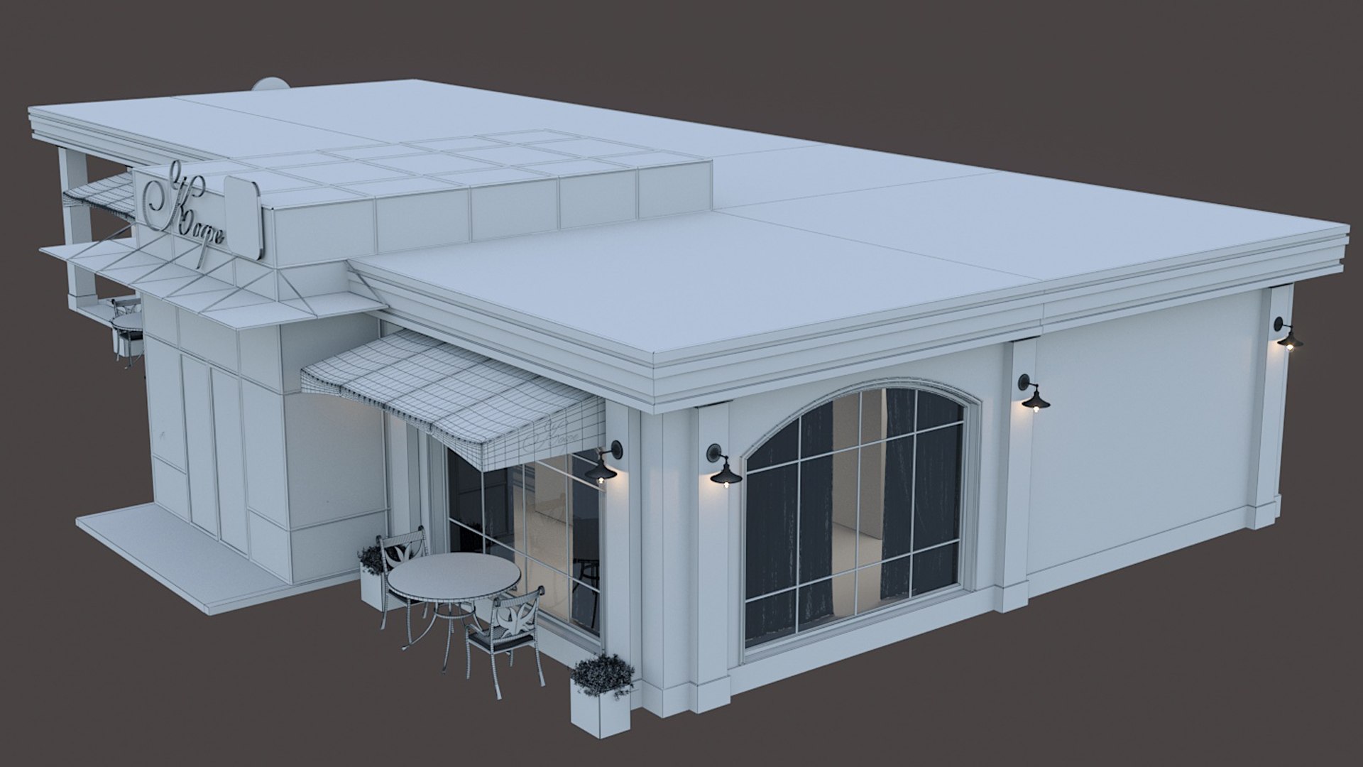 3D Coffee Shop - TurboSquid 1982647