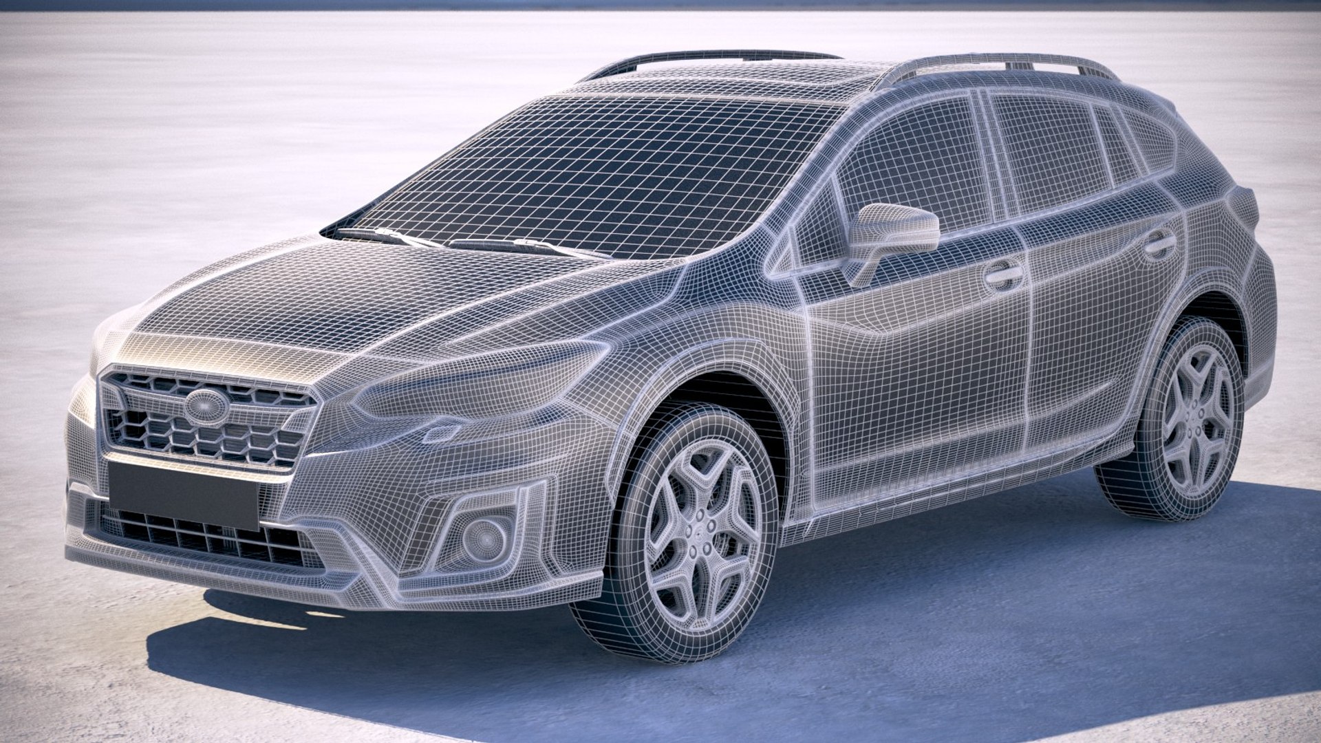 Subaru Xv 2018 3D Model - TurboSquid 1237411