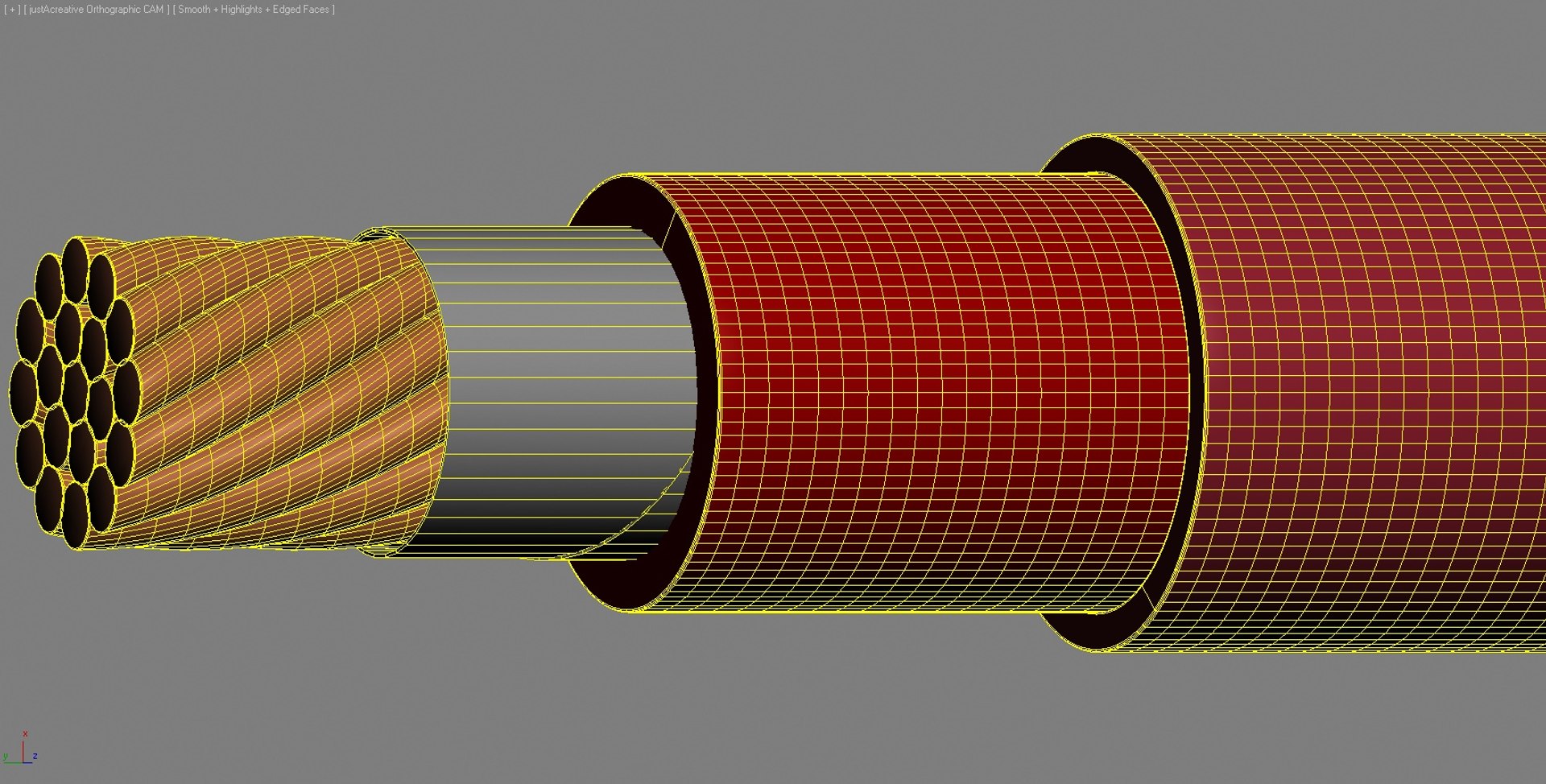Electrical Cables Lshf Insulated 3d Max