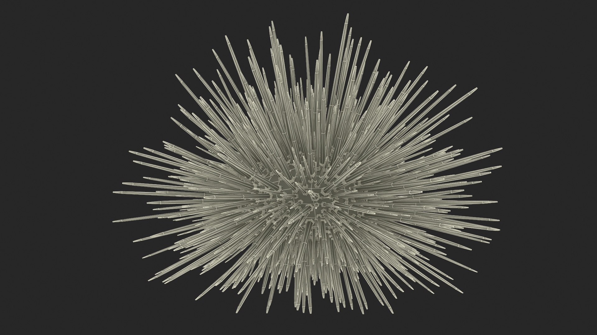 3D Red Sea Urchin - TurboSquid 2243129