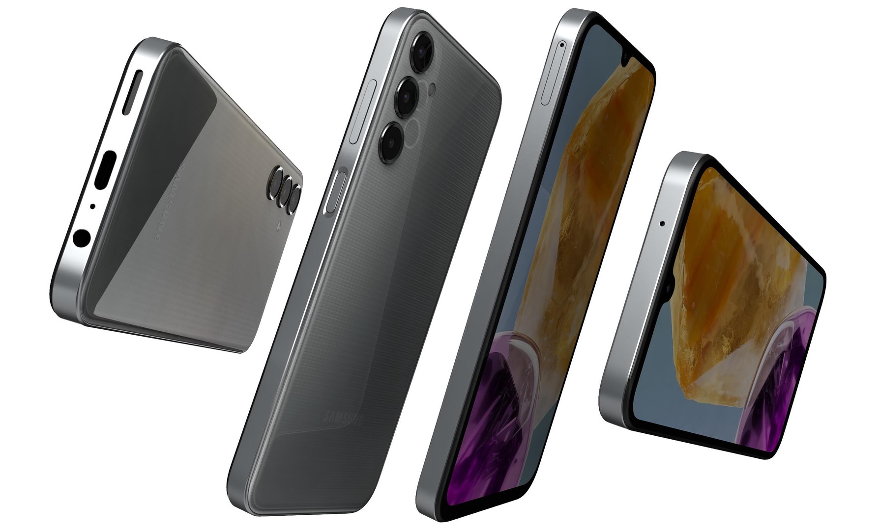 3D Samsung Galaxy M15 Gray Model - TurboSquid 2210461