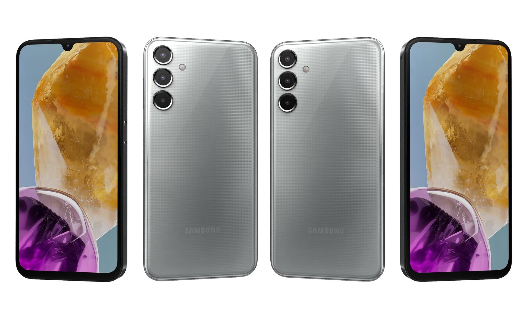 3D Samsung Galaxy M15 Gray Model - TurboSquid 2210461