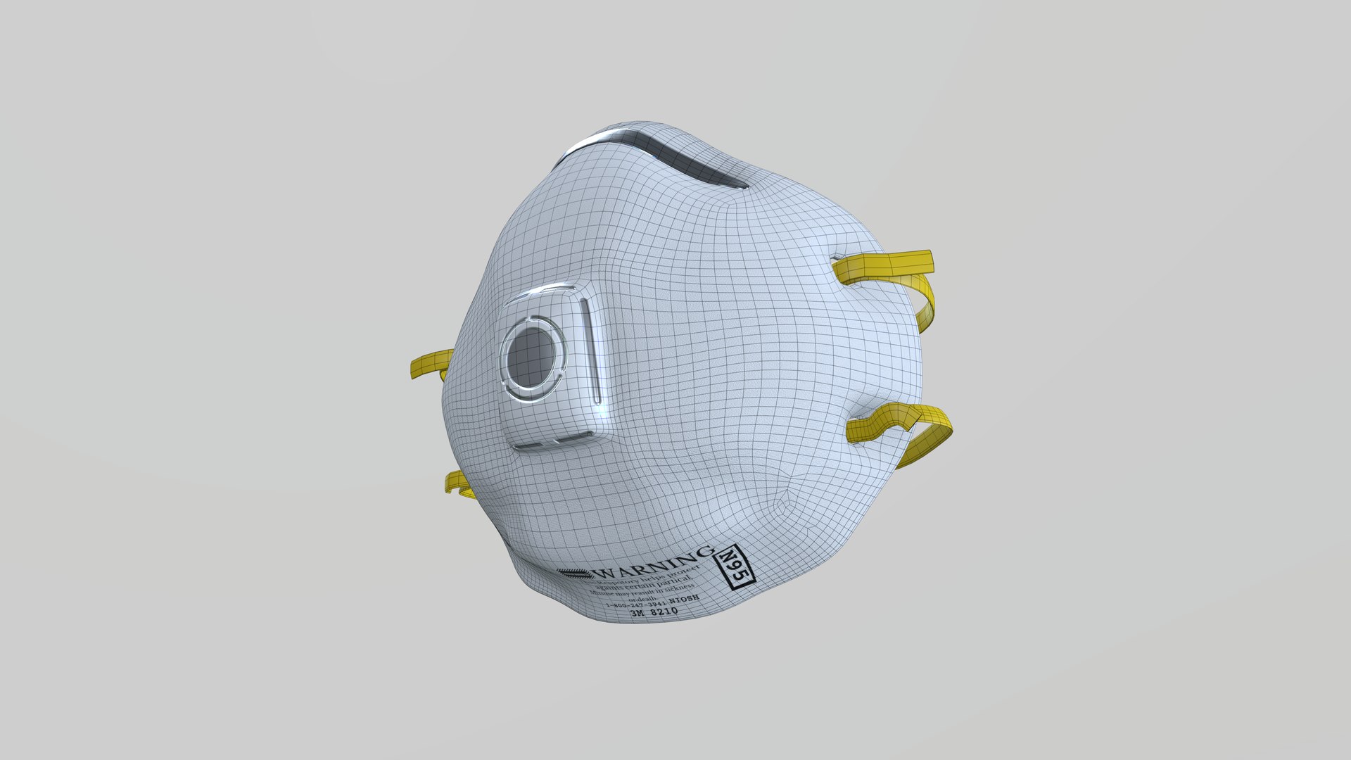 3D N95 Mask - TurboSquid 2255372