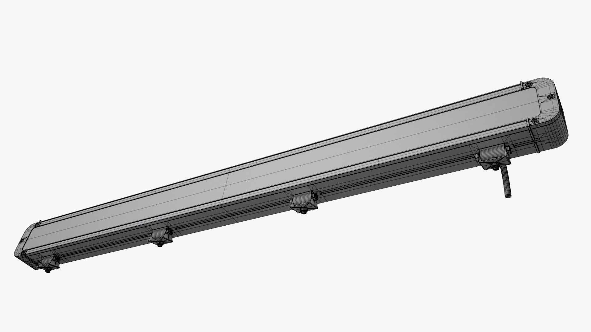 3D Large LED Light Bar - TurboSquid 1802050