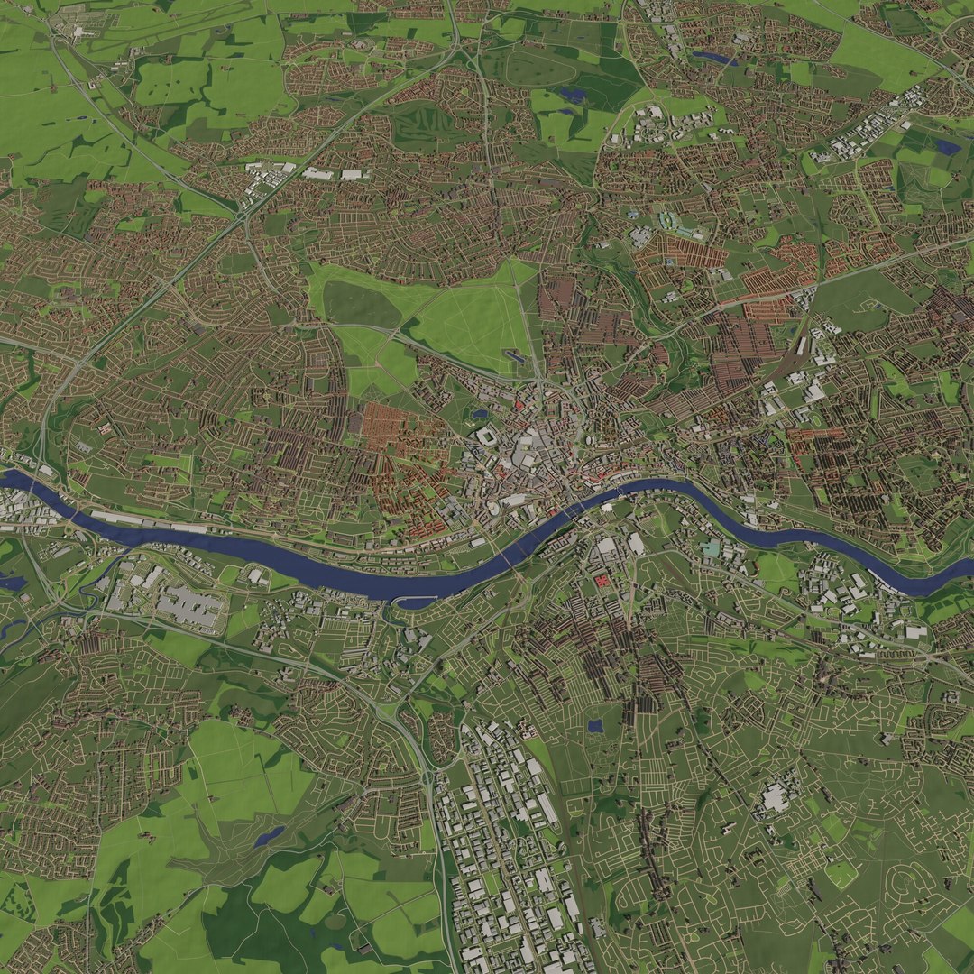 3D Model Newcastle England - City And Urban - TurboSquid 2417746