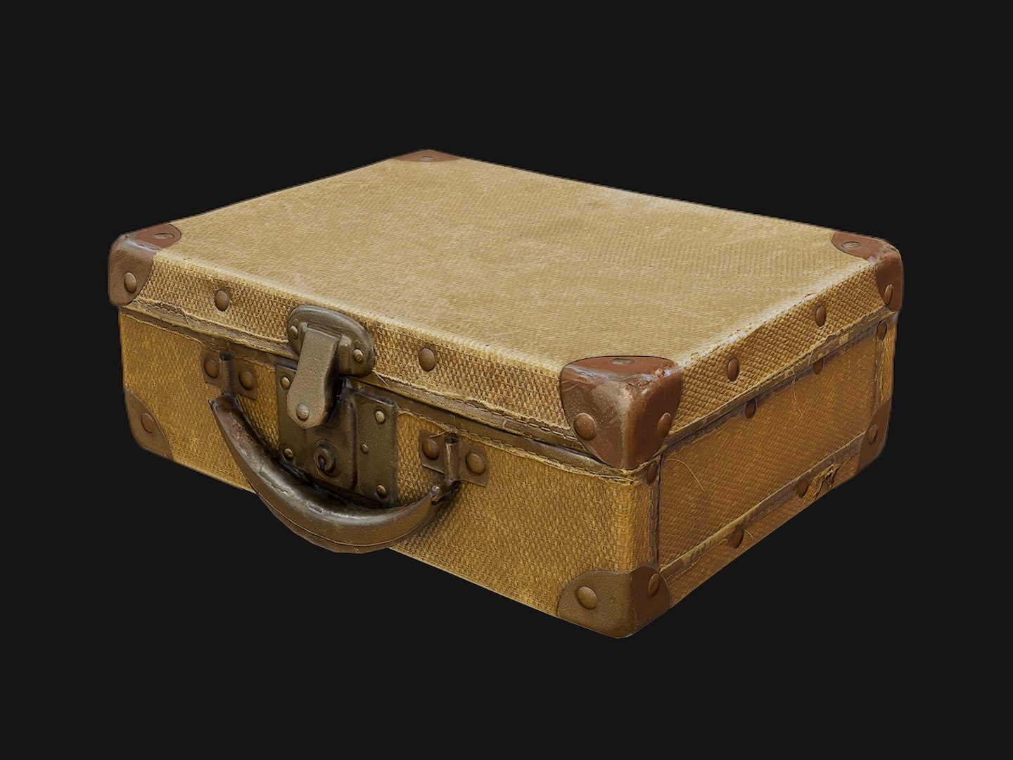 Suitcase Old 3D Model - TurboSquid 1424299