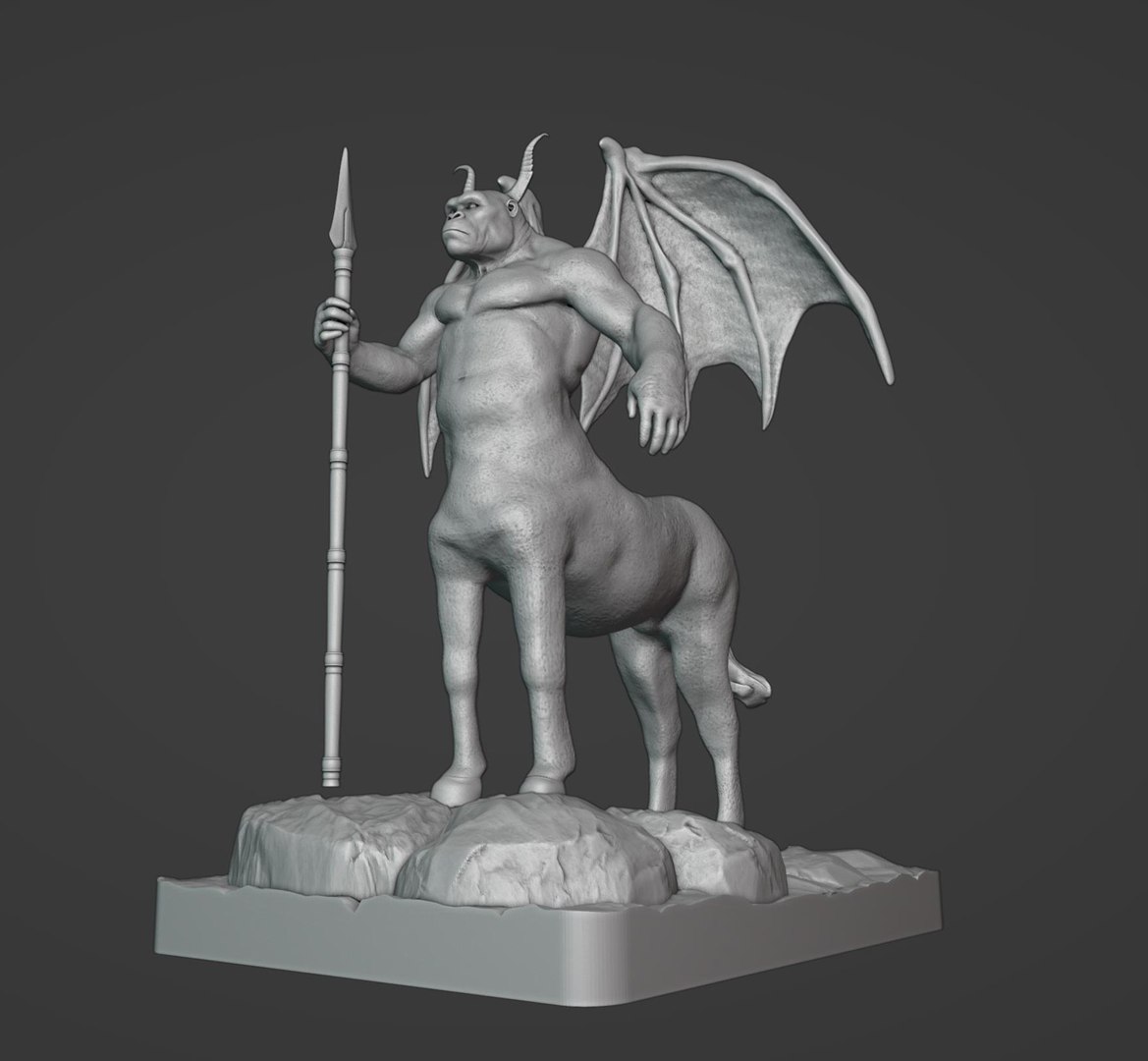 Gorilla Centaur Demon 3D Model - TurboSquid 2132484