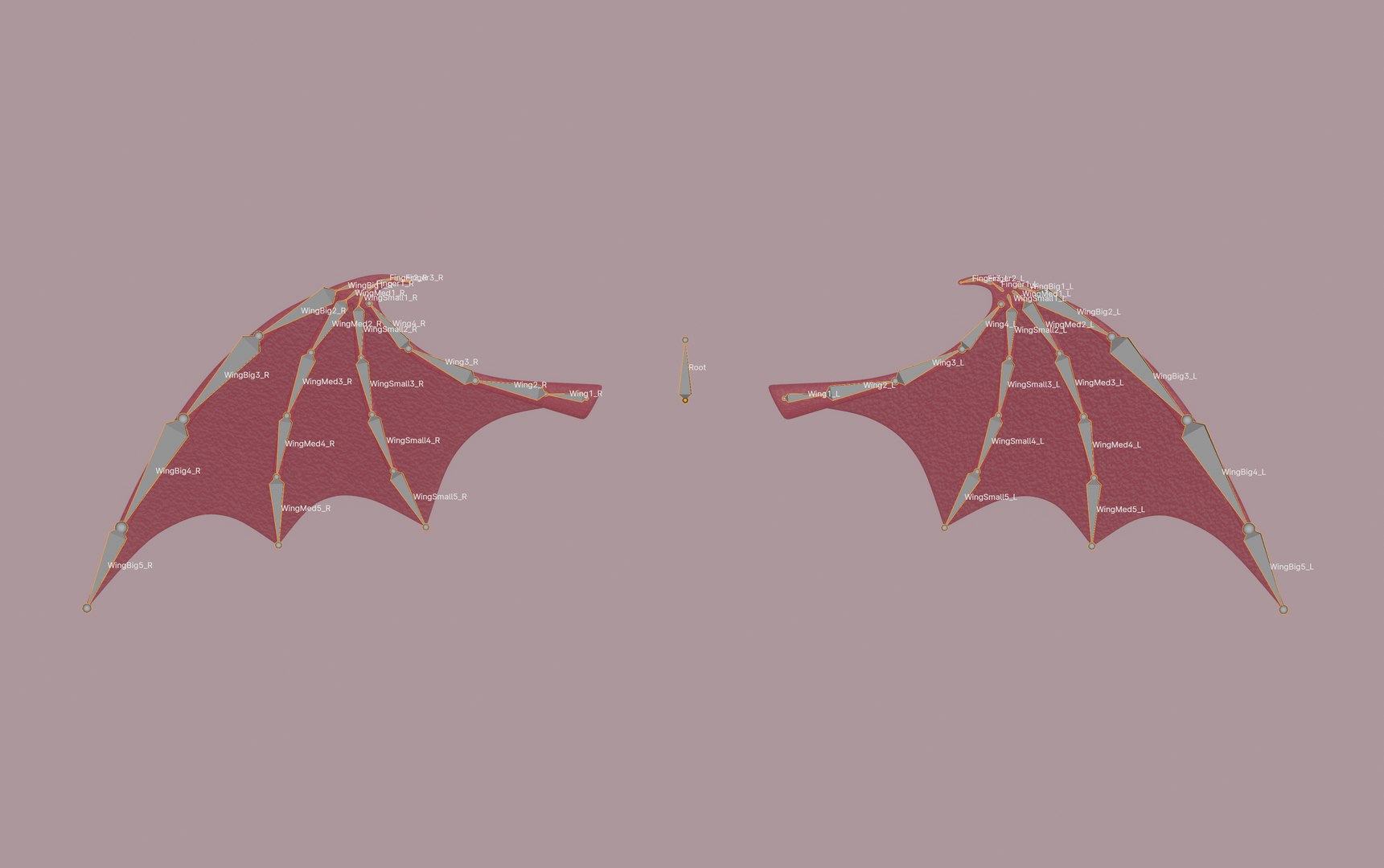 3D Model Dragon Wings - TurboSquid 2198843