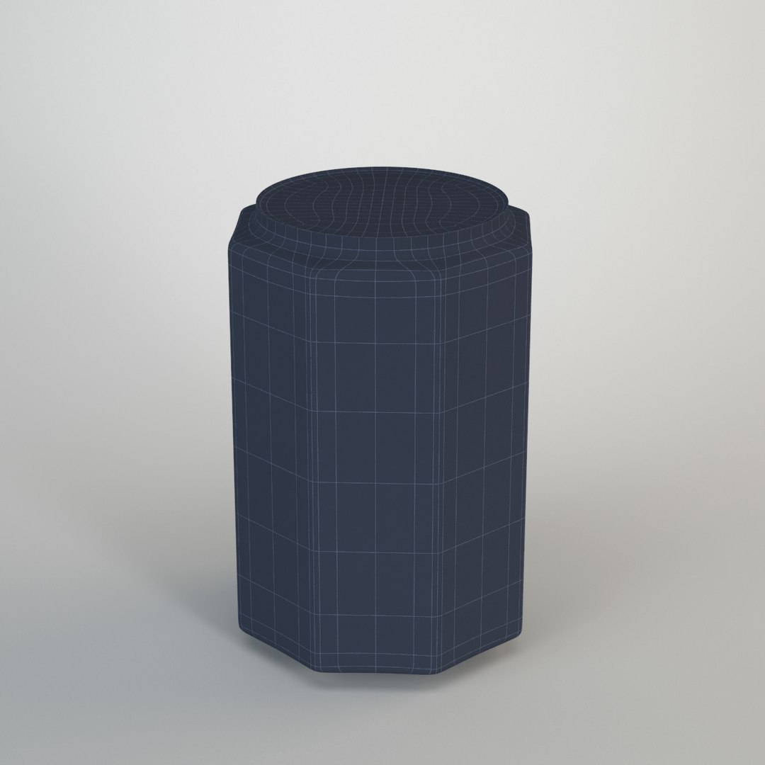 3d Model Packaging Jar
