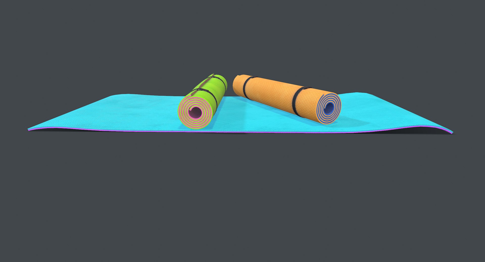 Yoga Mats Model - TurboSquid 1457755