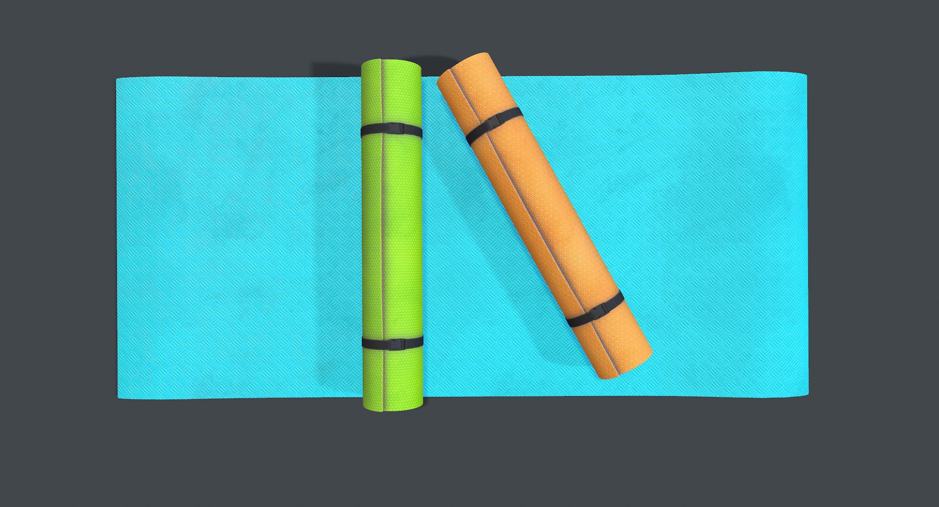 Yoga Mats Model - TurboSquid 1457755