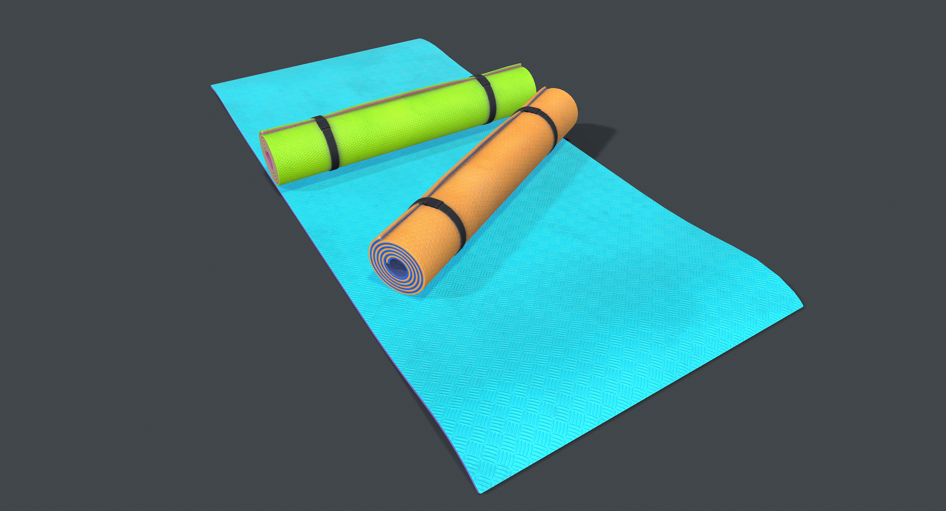 Yoga Mats Model - TurboSquid 1457755