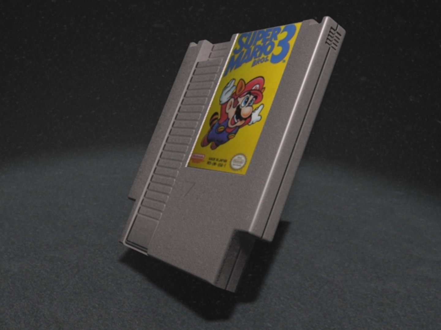 Nintendo Cartridge Nes Cart 3d Max