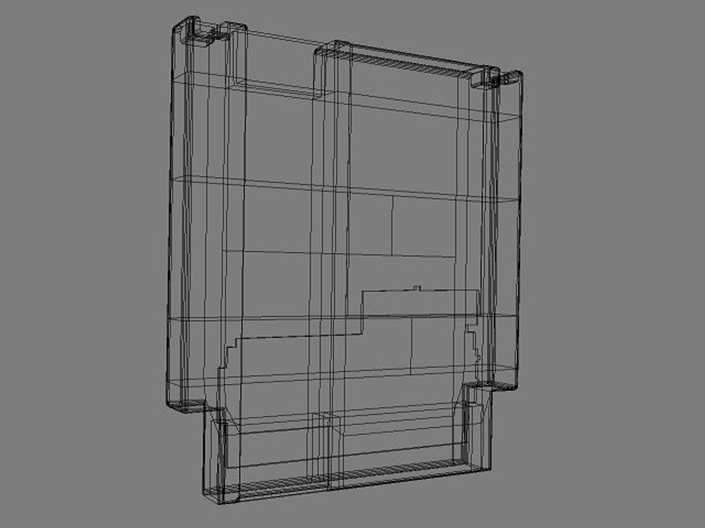 Nintendo Cartridge Nes Cart 3d Max