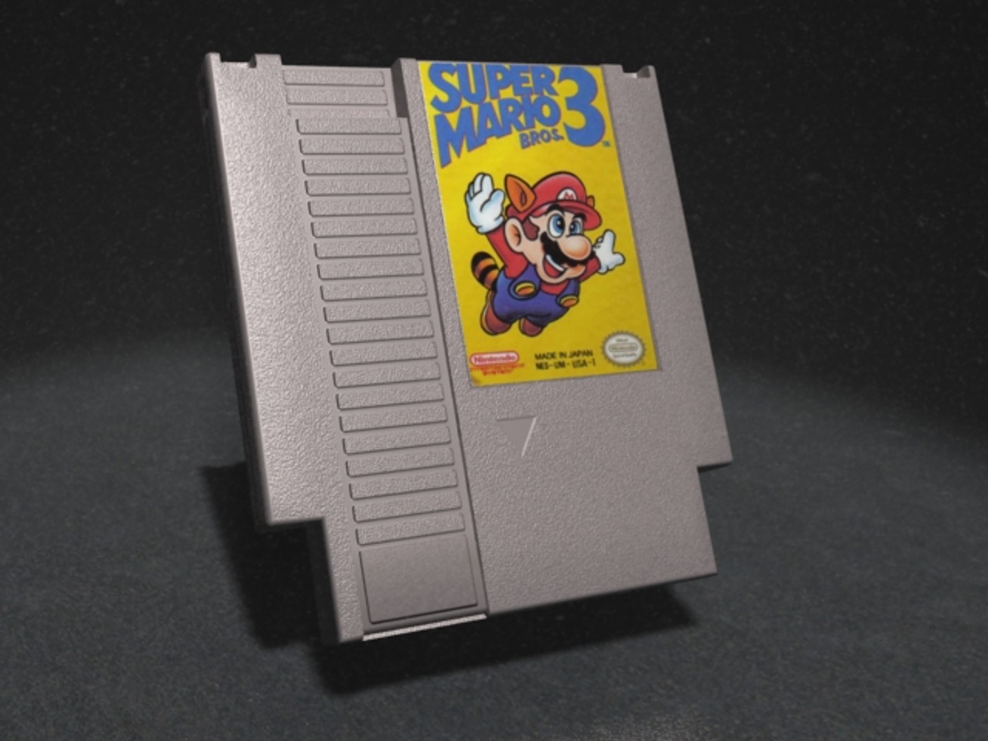 Nintendo Cartridge Nes Cart 3d Max