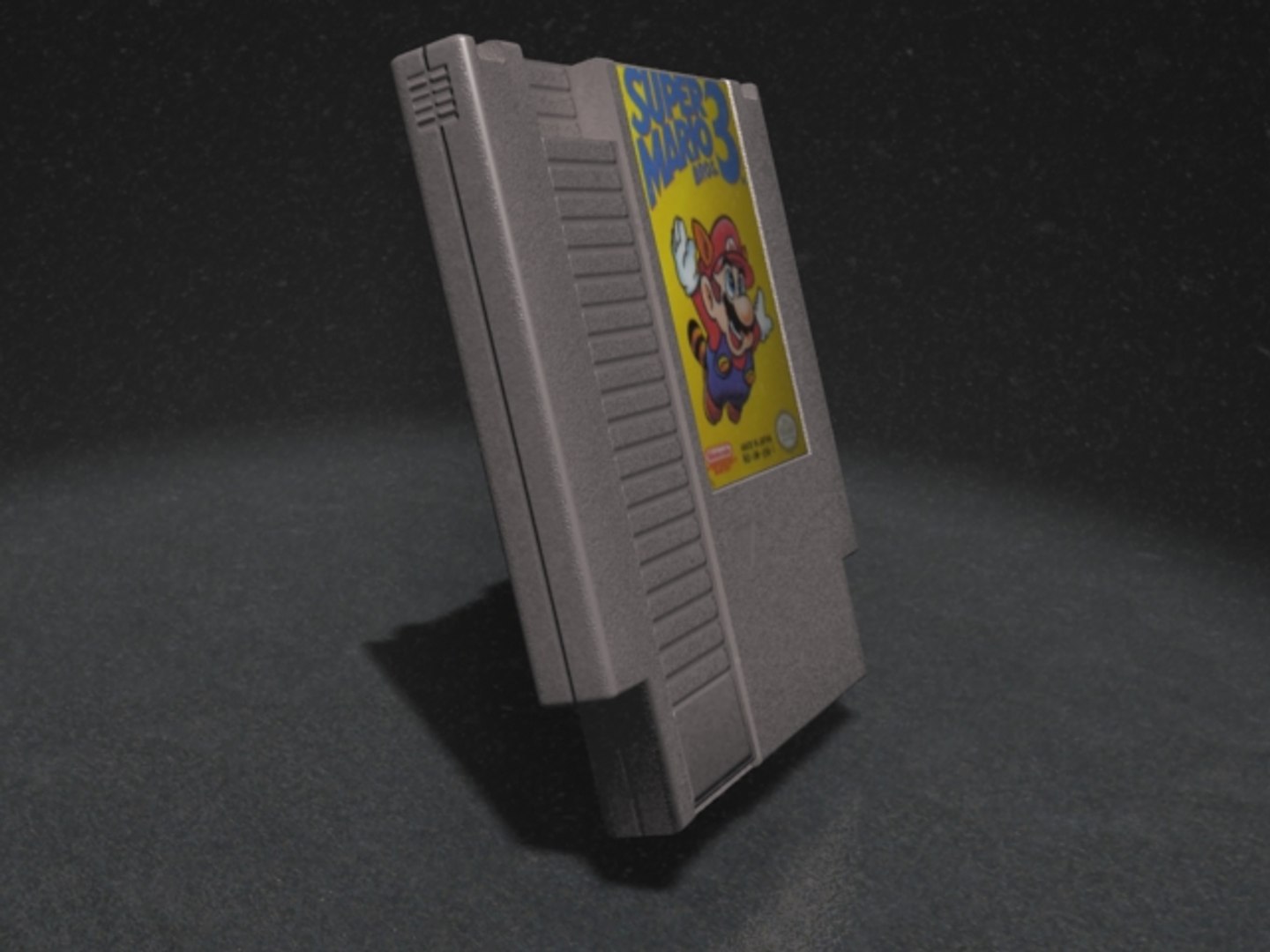 Nintendo Cartridge Nes Cart 3d Max