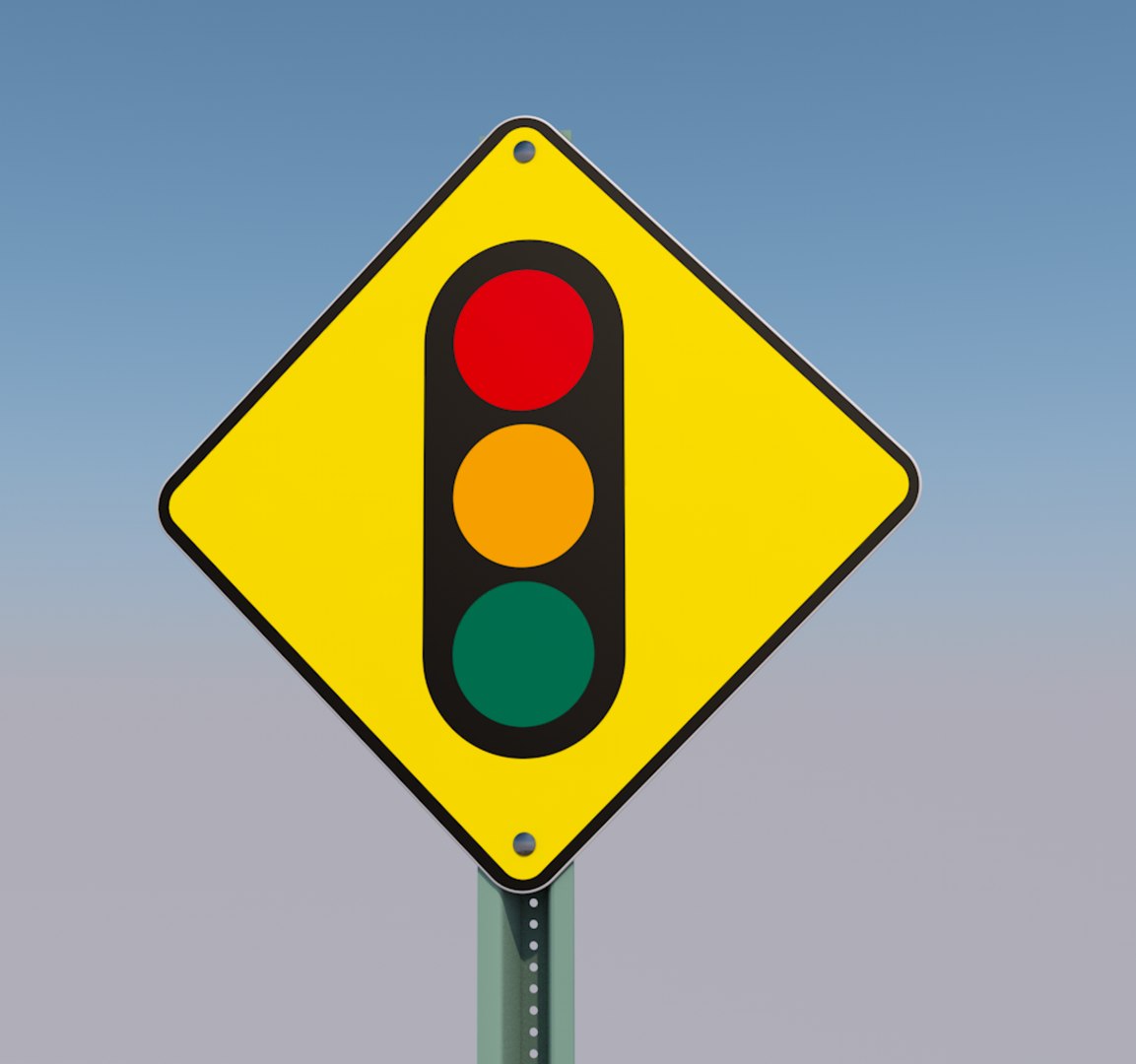 3D Road Sign Traffic Light - TurboSquid 1307944