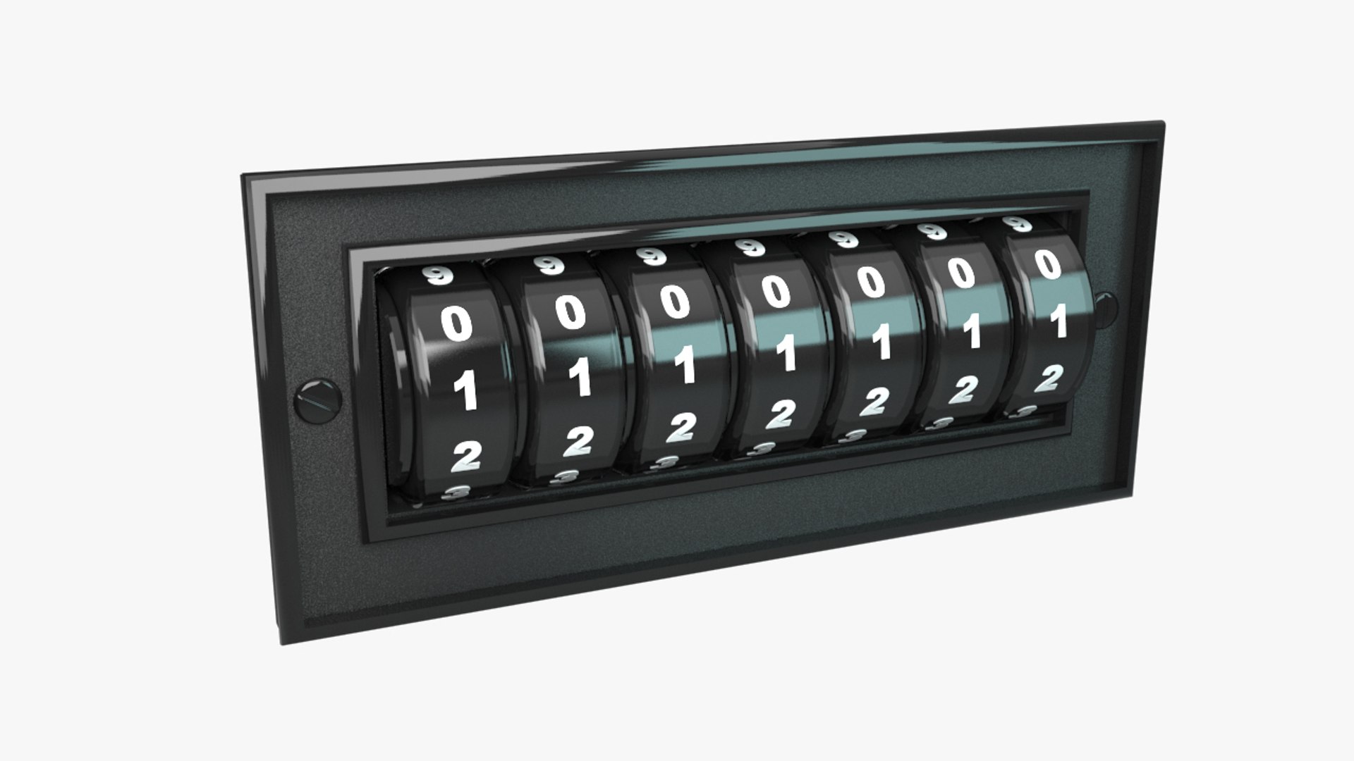 Analog Counter 3d Model