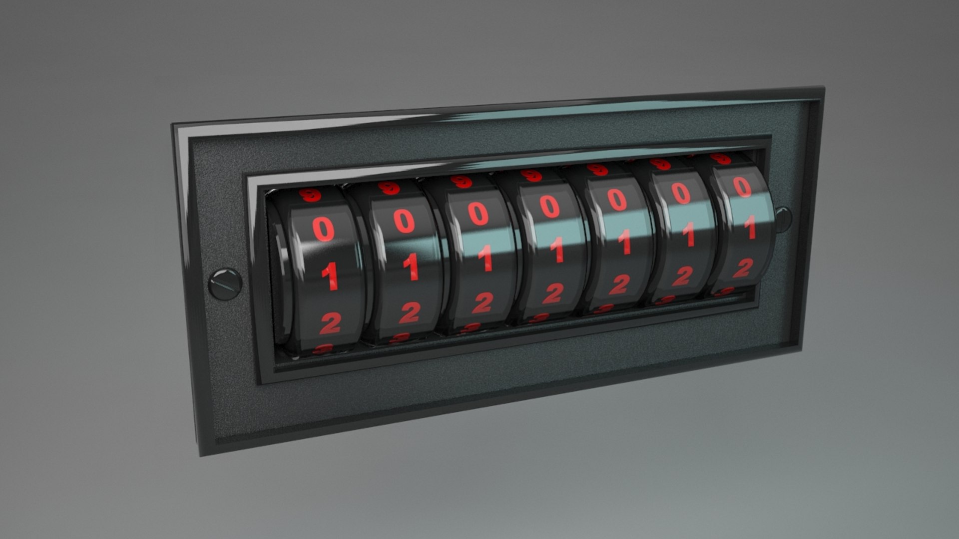 Analog Counter 3d Model