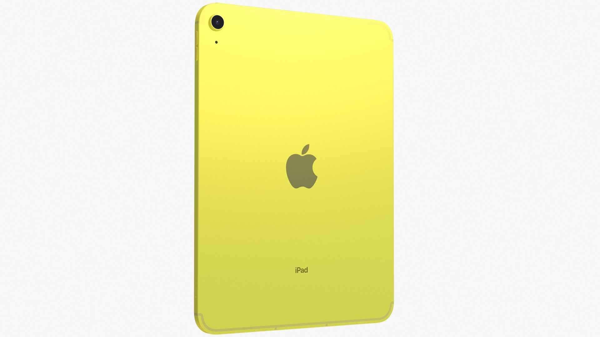 3D Apple IPad 2022 10th Gen WiFi-Cellular With Pencil Yellow ...