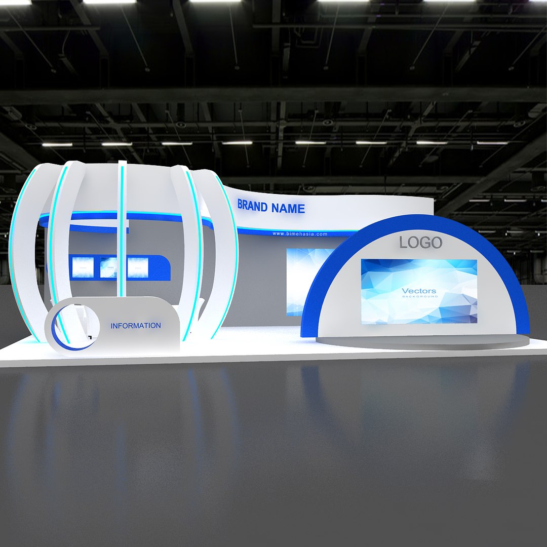 Exhibition Design 3D Model - TurboSquid 2154081