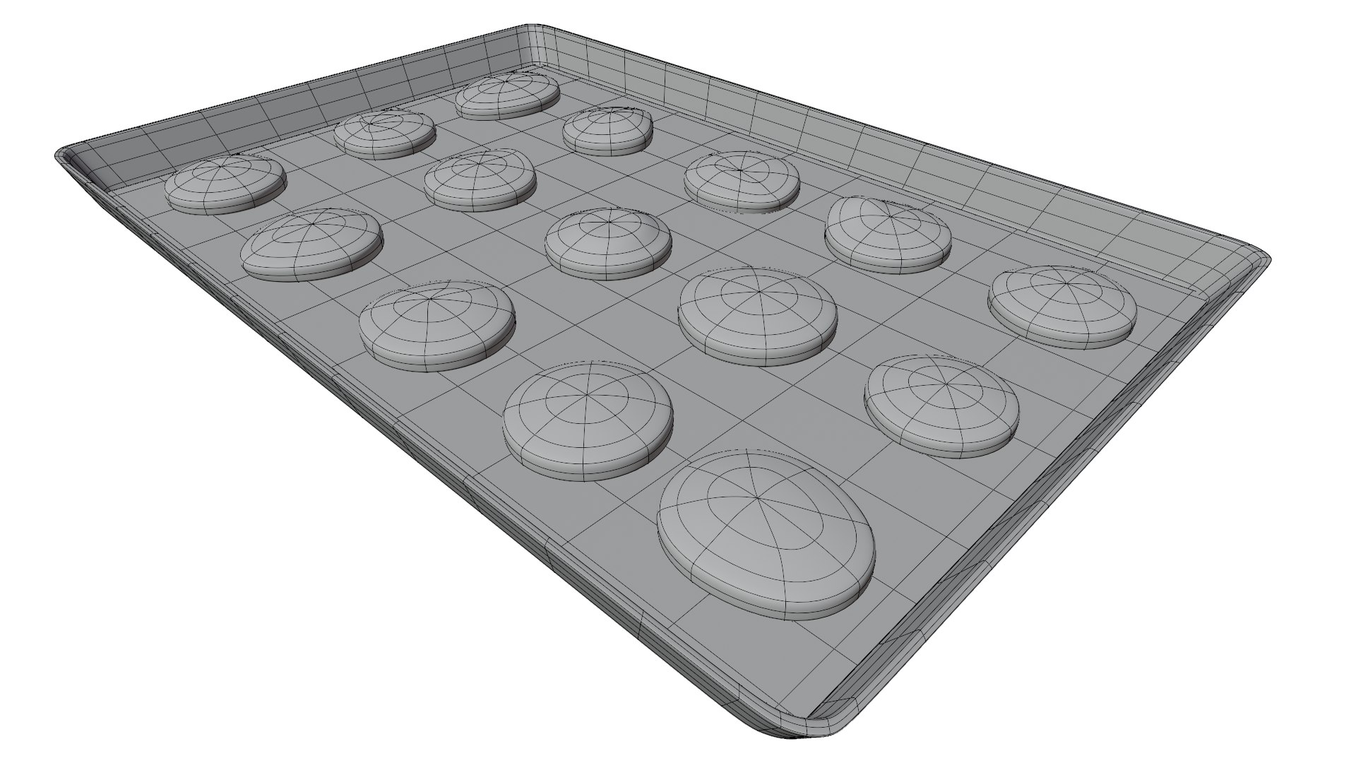Baking Sheet Model - TurboSquid 2235055