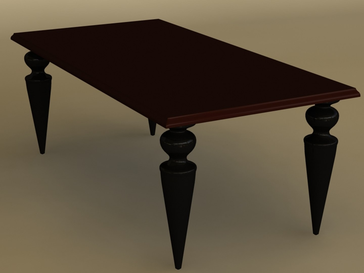 3d table gran canal 72 model