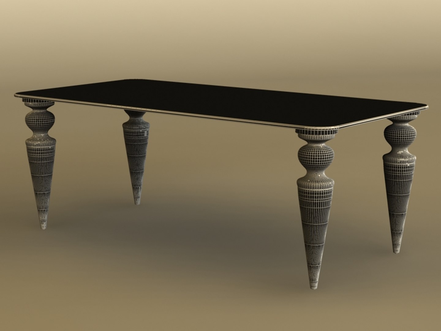 3d table gran canal 72 model