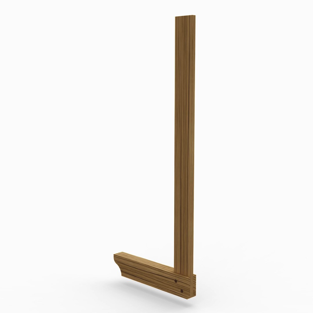 3D Model Wooden Square - TurboSquid 1580345