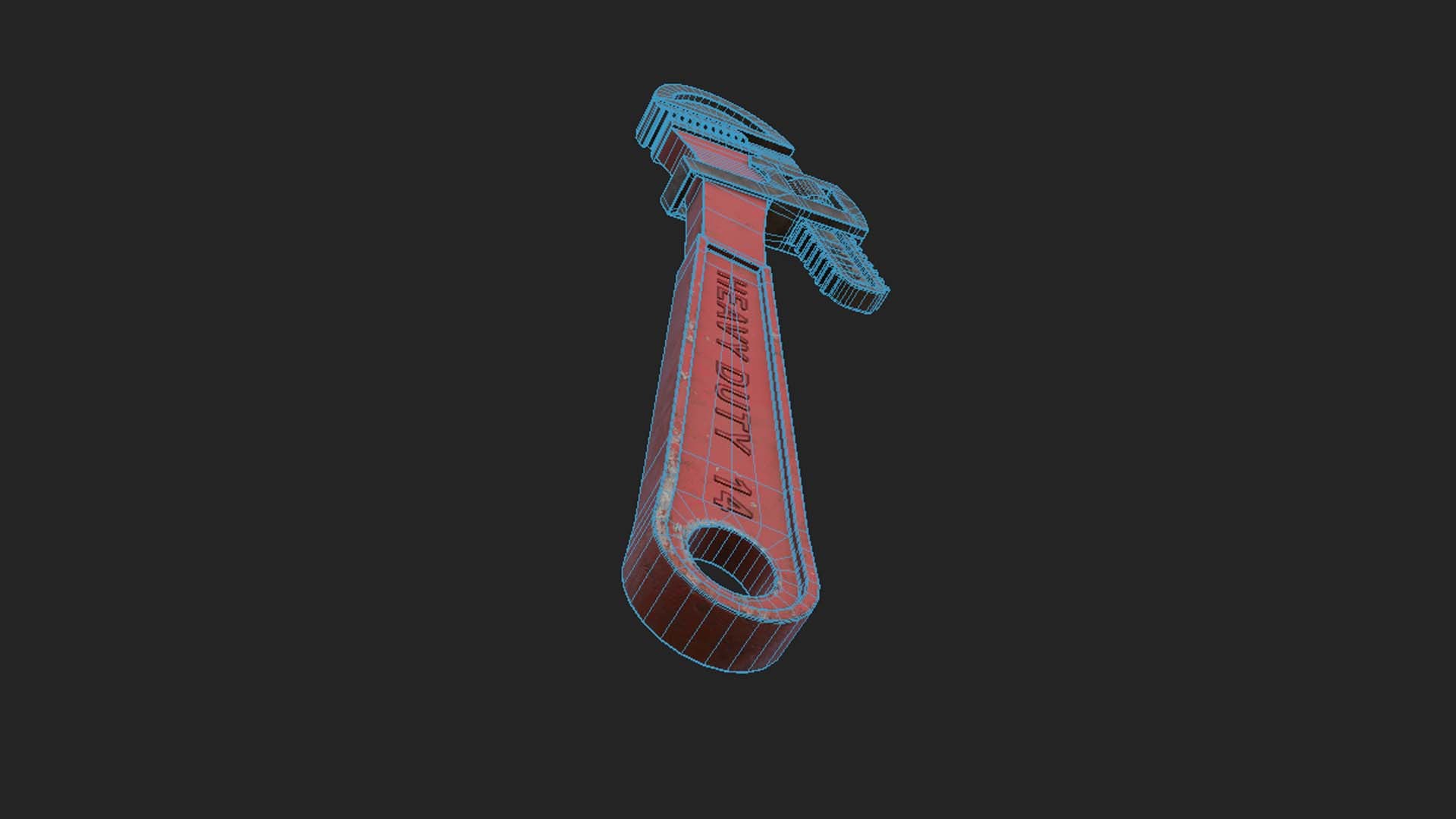 3D Pipe Wrench Model - TurboSquid 2211569