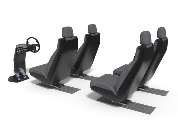 3D Vehicle Control Panel and Seat - TurboSquid 1722392