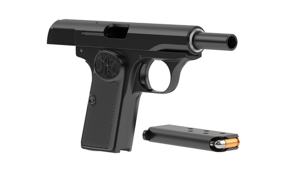 FN 모델 1910 3D 모델 - TurboSquid 1765628