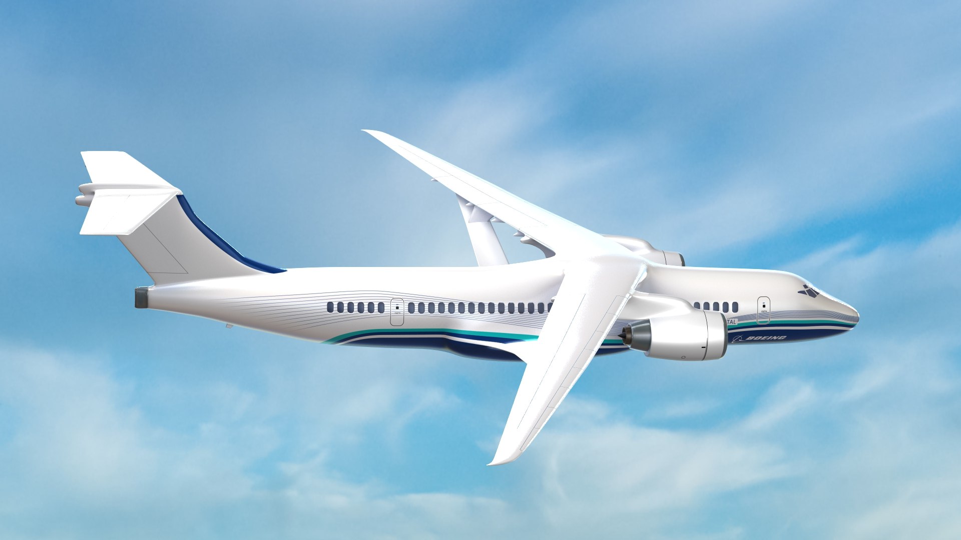 Boeing NASA X-66A Experimental Airplane Model - TurboSquid 2107459