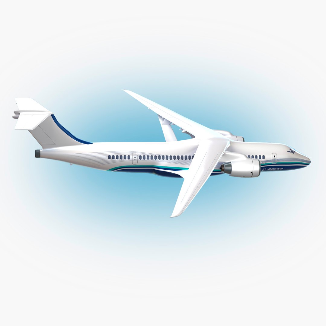 Boeing NASA X-66A experimental airplane model - TurboSquid 2107459