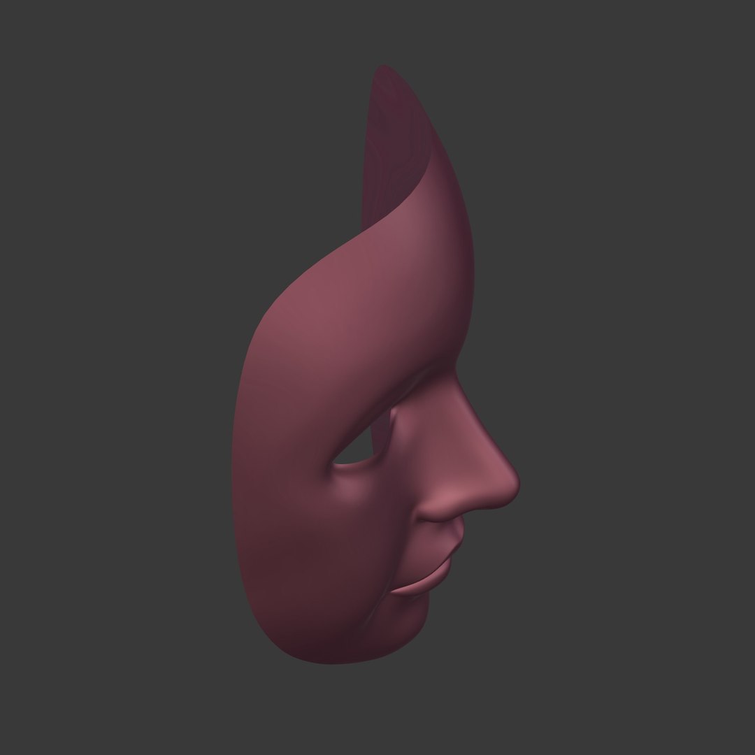 Neutral Mask 3D Model - TurboSquid 1547594