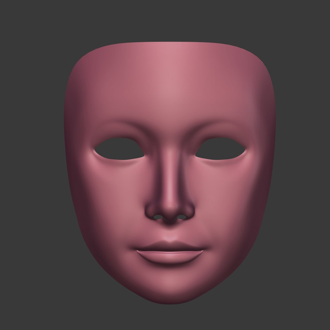 Neutral Mask 3D Model - TurboSquid 1547594