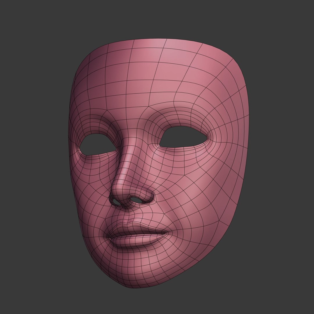 Neutral Mask 3D Model - TurboSquid 1547594