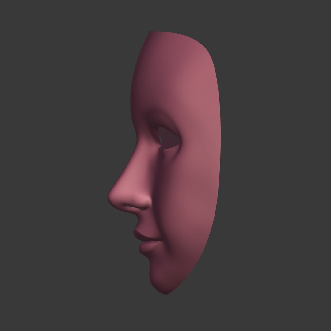 Neutral Mask 3D Model - TurboSquid 1547594