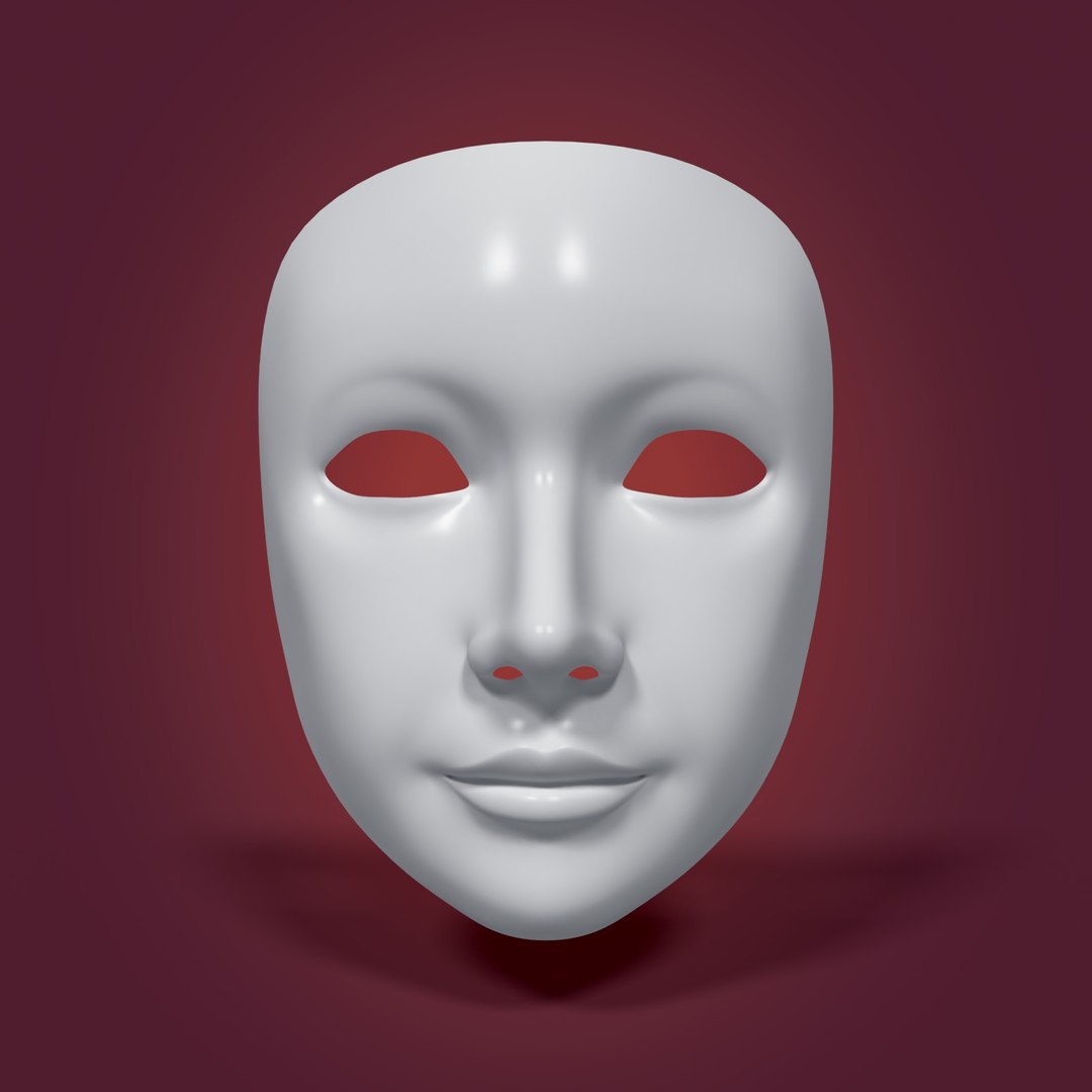 Neutral Mask 3D Model - TurboSquid 1547594