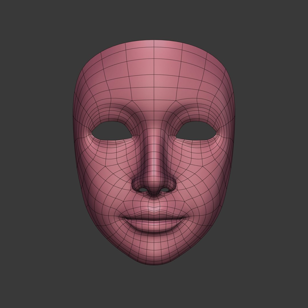 Neutral Mask 3D Model - TurboSquid 1547594